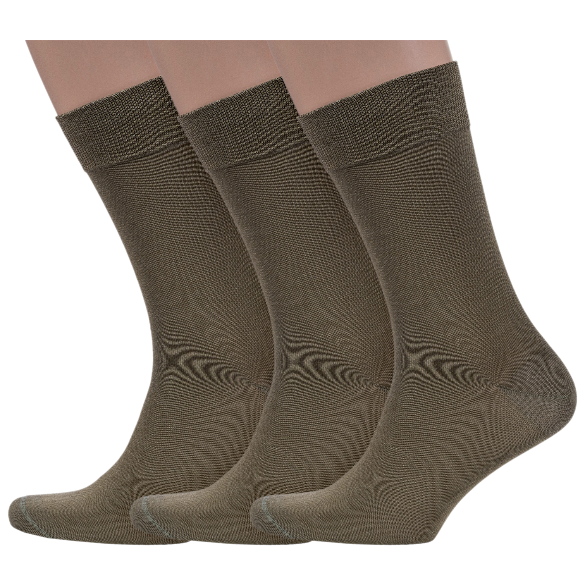Комплект носков мужских Sergio di Calze 3-17SC6 хаки 25