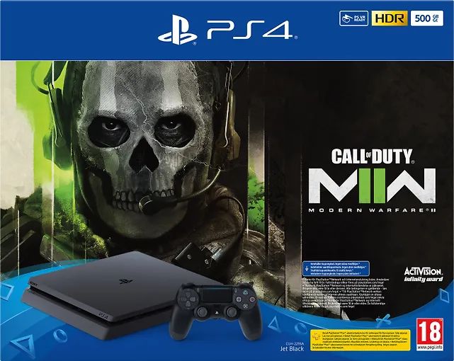 Комплект игровой приставки Sony PlayStation 4 Slim 500 ГБ + Call of Duty Modern Warfare II