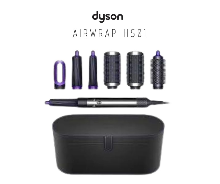 Мультистайлер Dyson Airwrap HS01 Complete фиолетовый, черный