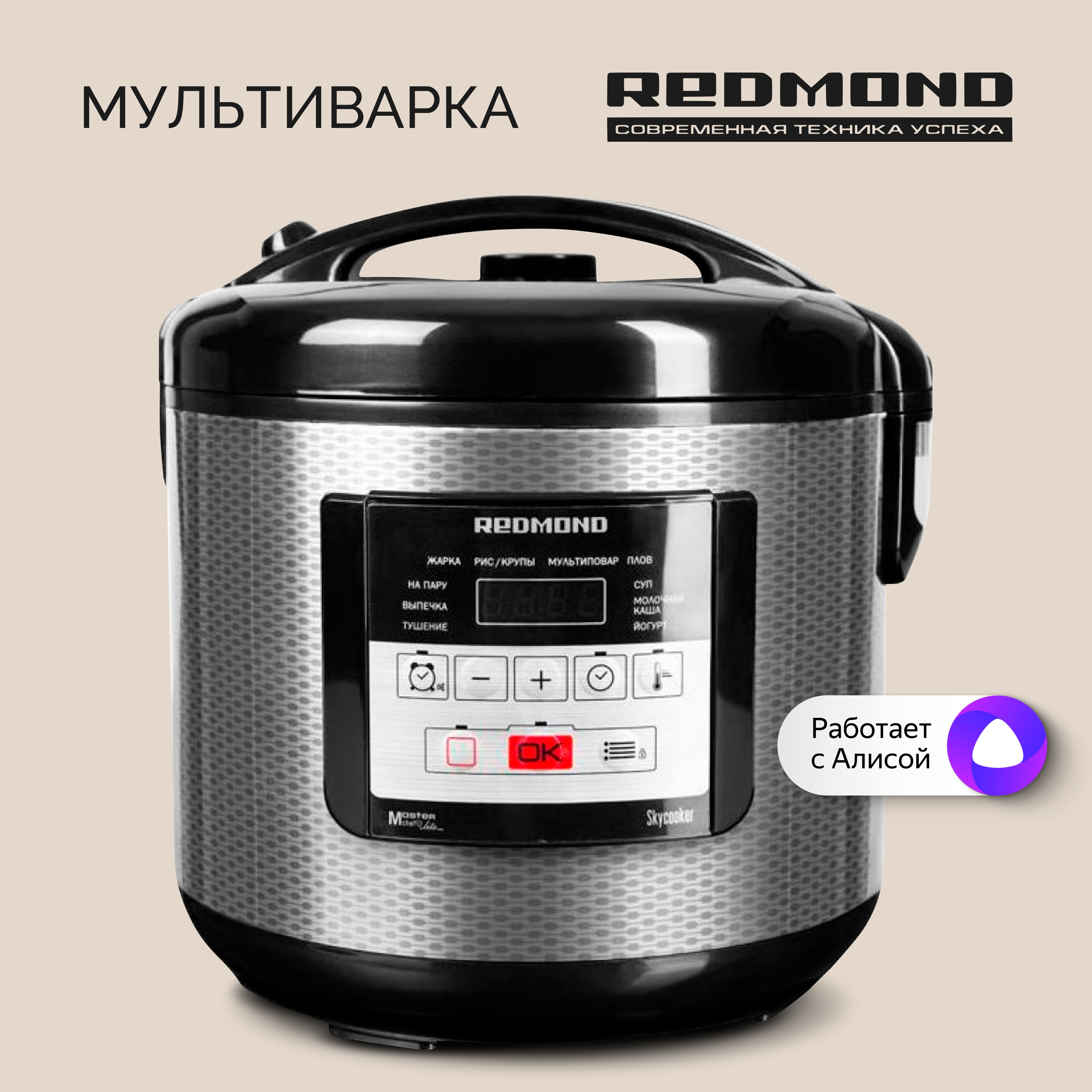 Мультиварка REDMOND SkyCooker M224S серый