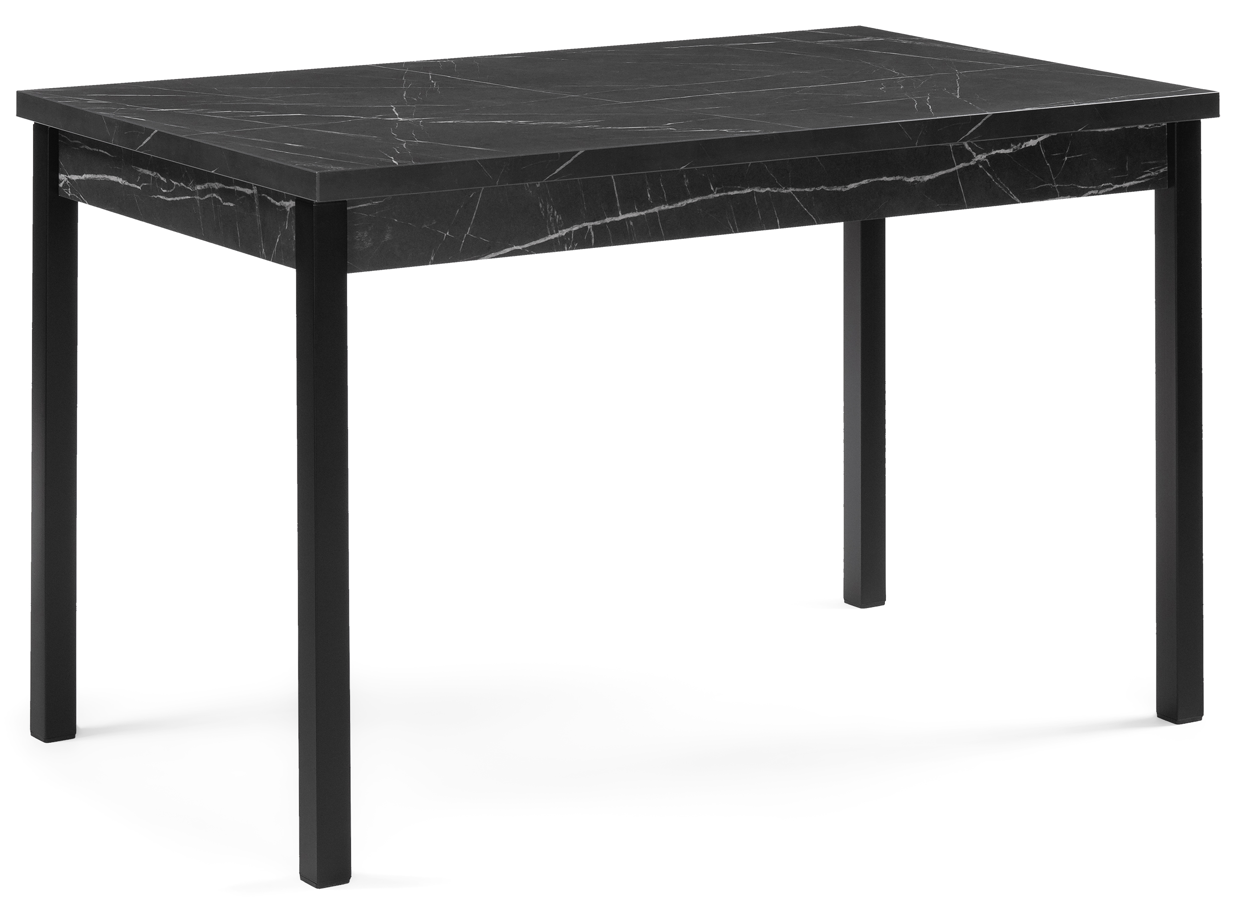 Деревянный стол Woodville Центавр 120(160)х70х76 файерстоун черный матовый