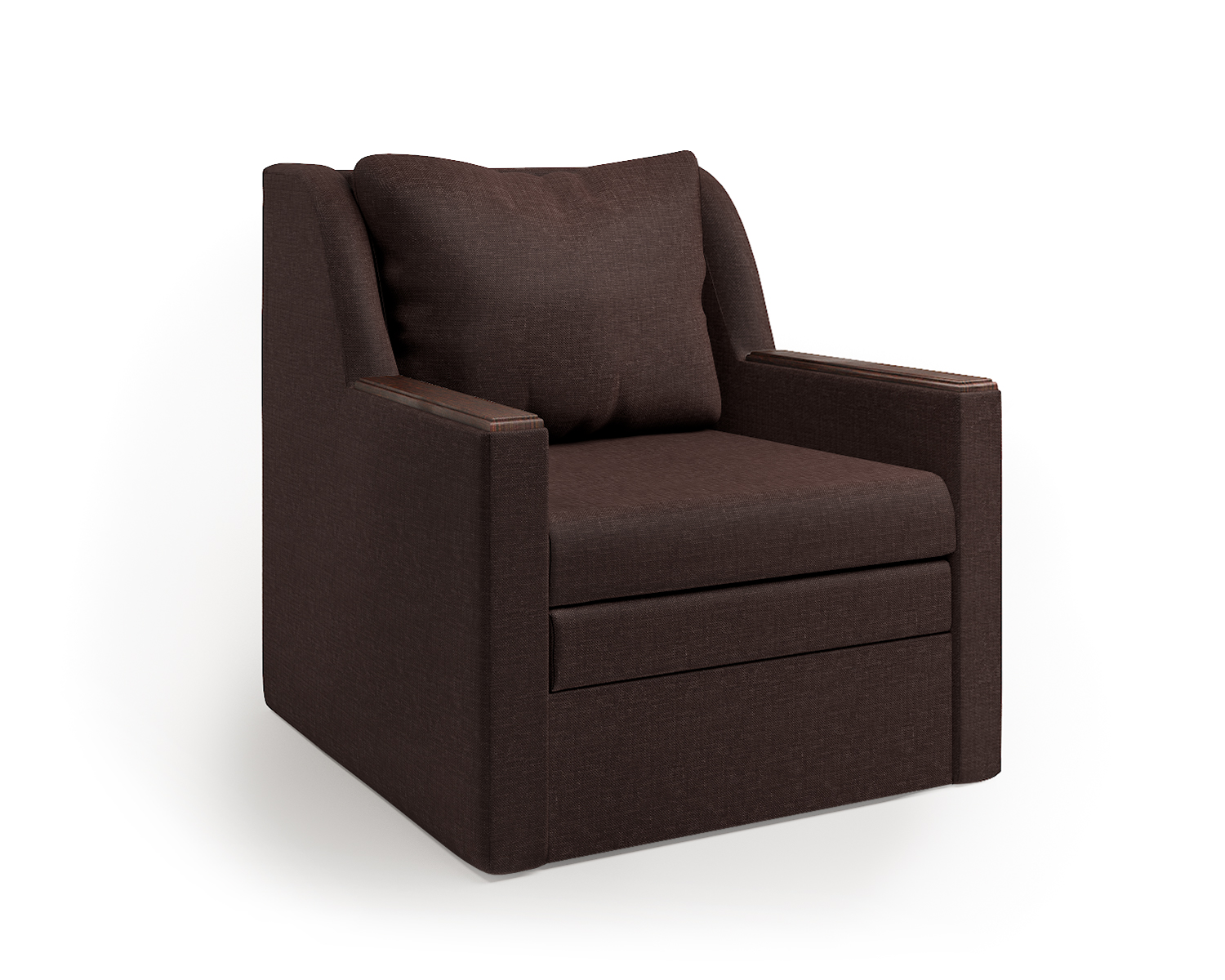 Кресло-кровать Шарм-Дизайн Соло 1006031, шоколад/коричневый