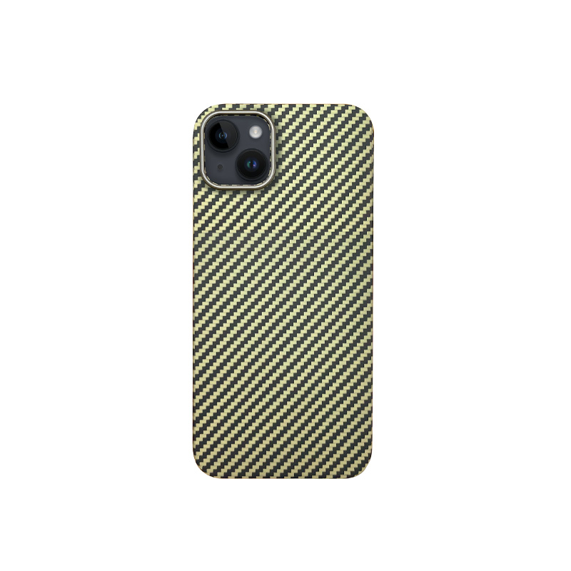 Чехол Kzdoo Keivlar для iPhone 14, арамид (кевлар) ударопрочный, ультратонкий - Зеленый