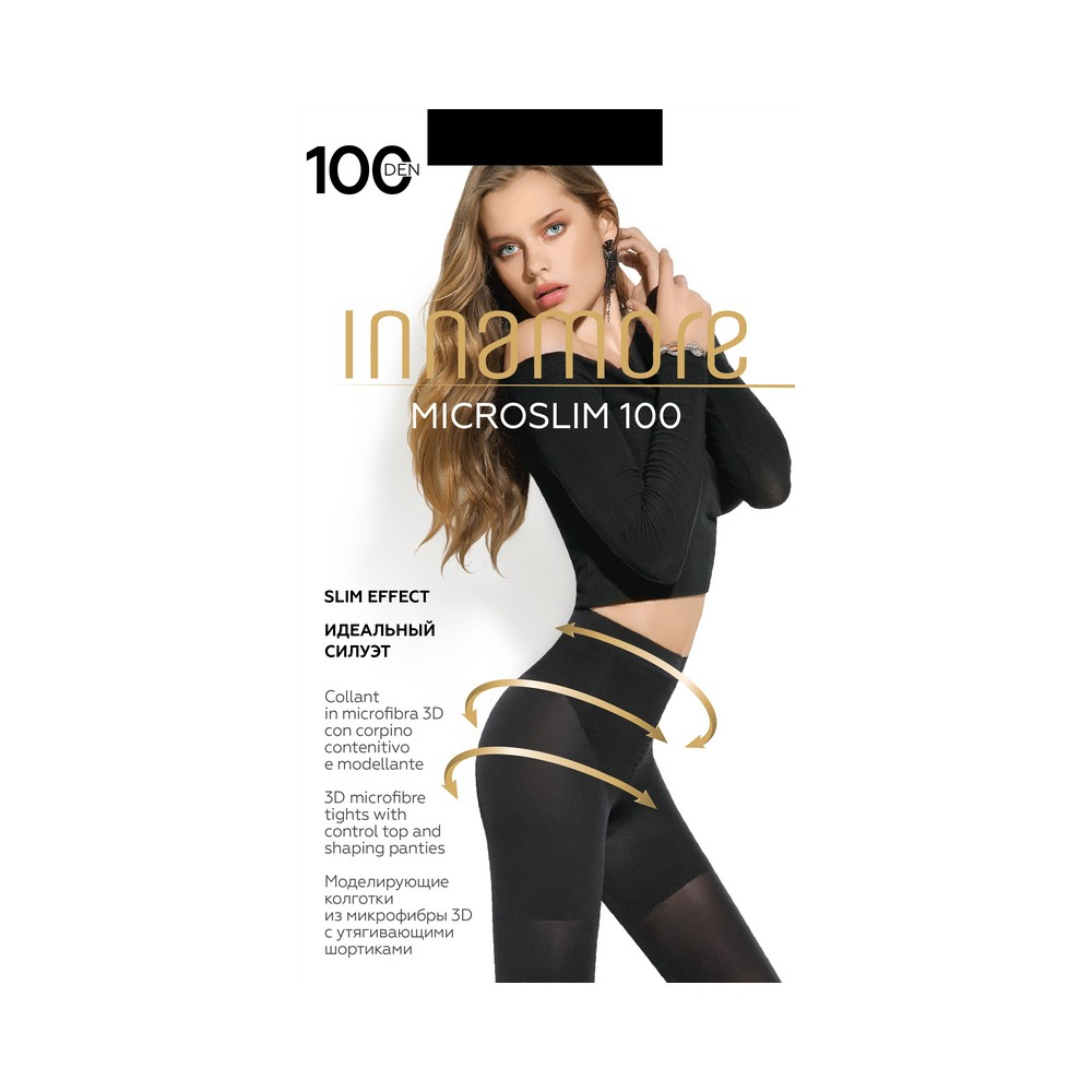 Колготки женские Innamore Microslim 100 черные 3 (M)