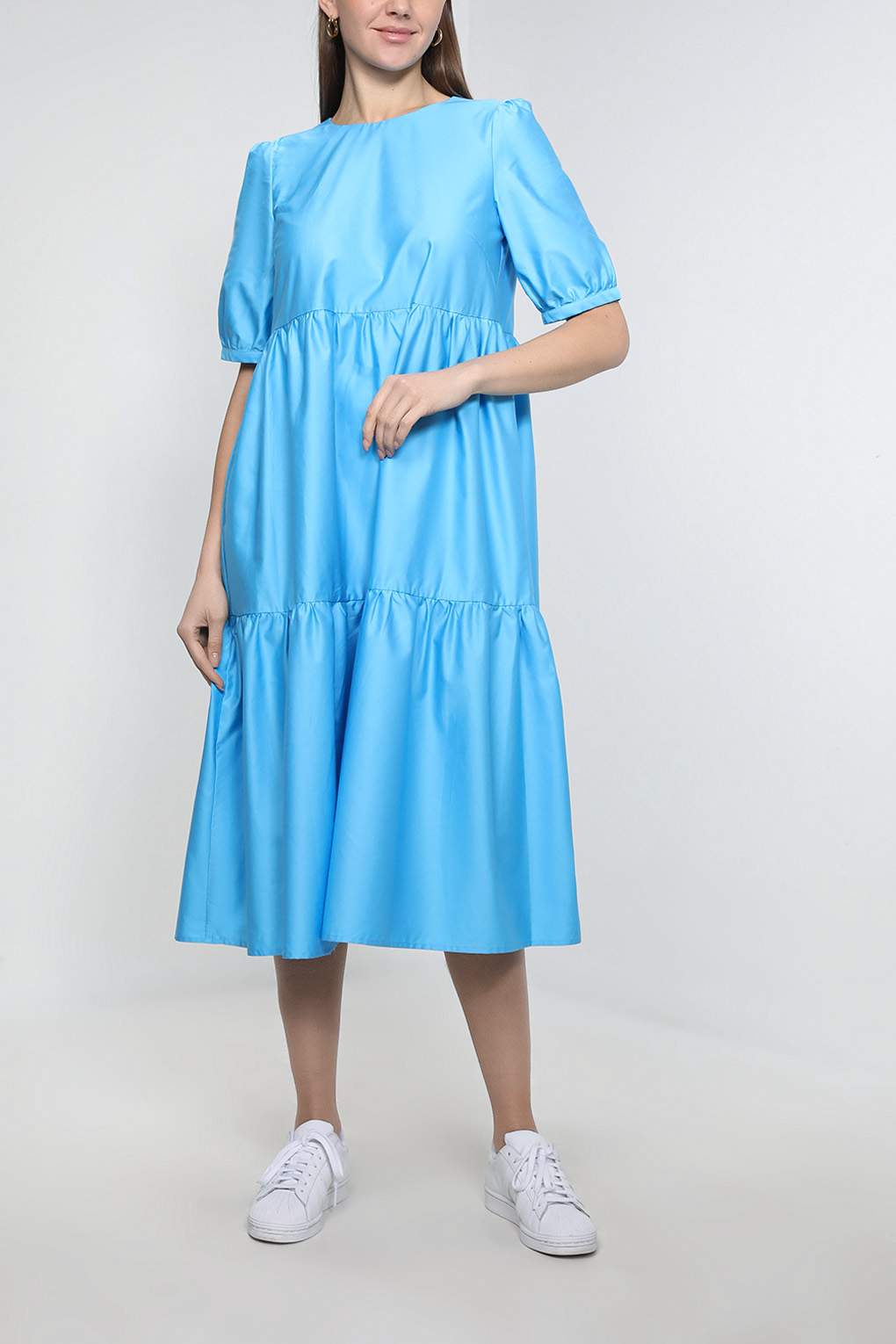 Платье женское Belucci BL23035238-009 голубое XL
