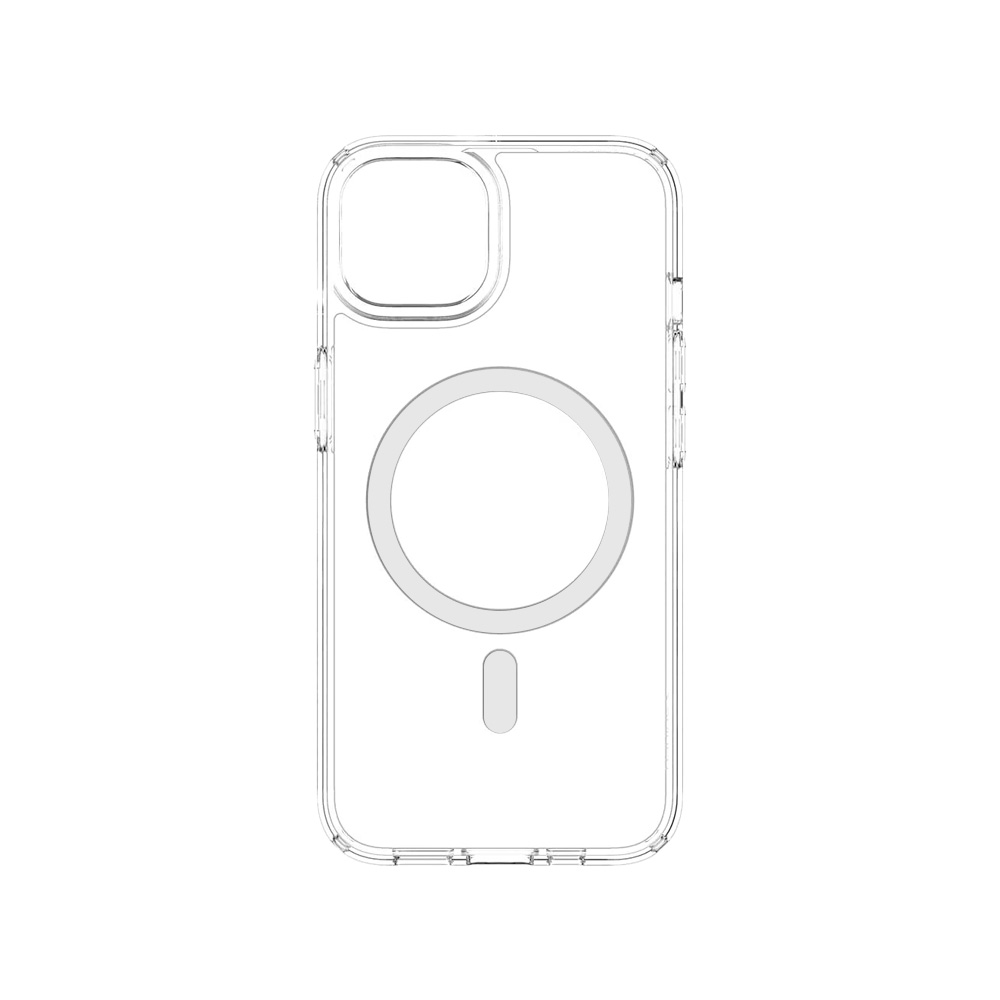 Чехол клип-кейс для Apple iPhone 13 Pro Magsafe GCR прозрачный силикон GCR-54549