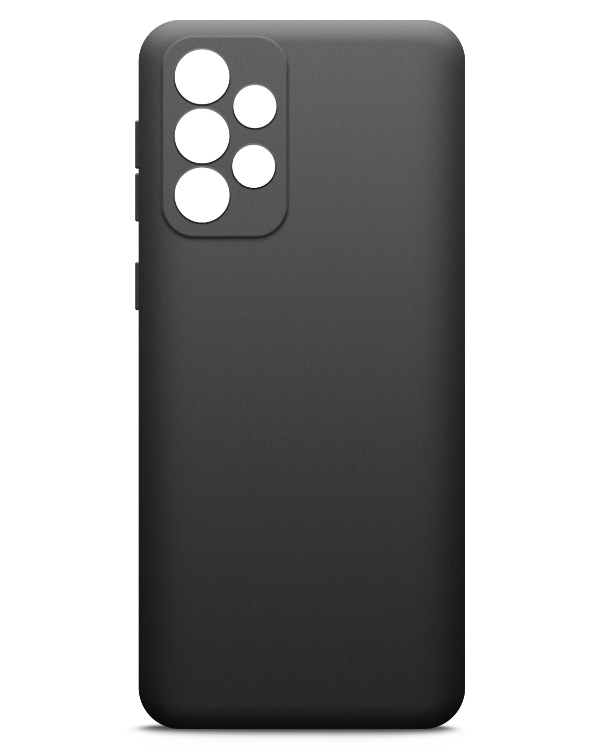 Чехол Brozo на Samsung Galaxy A23, с силиконом Soft touch, черный