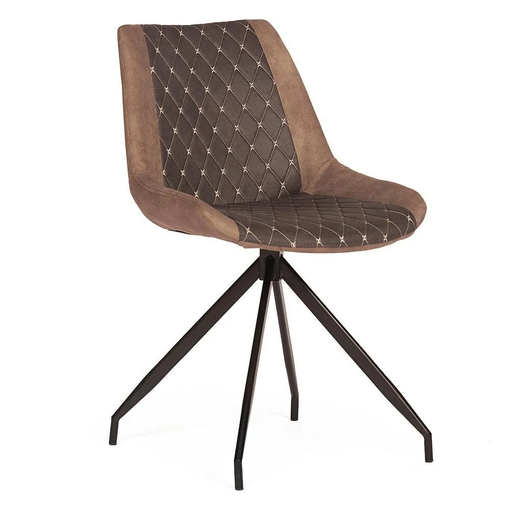 Комплект стульев 2 шт. TetChair Kelt, черный/коричневый