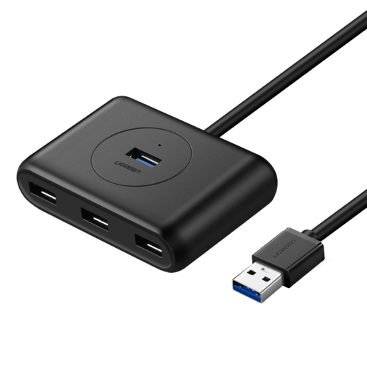Хаб UGREEN CR113 (20290) USB 3.0 Hub. Длина 0,5 м, черный