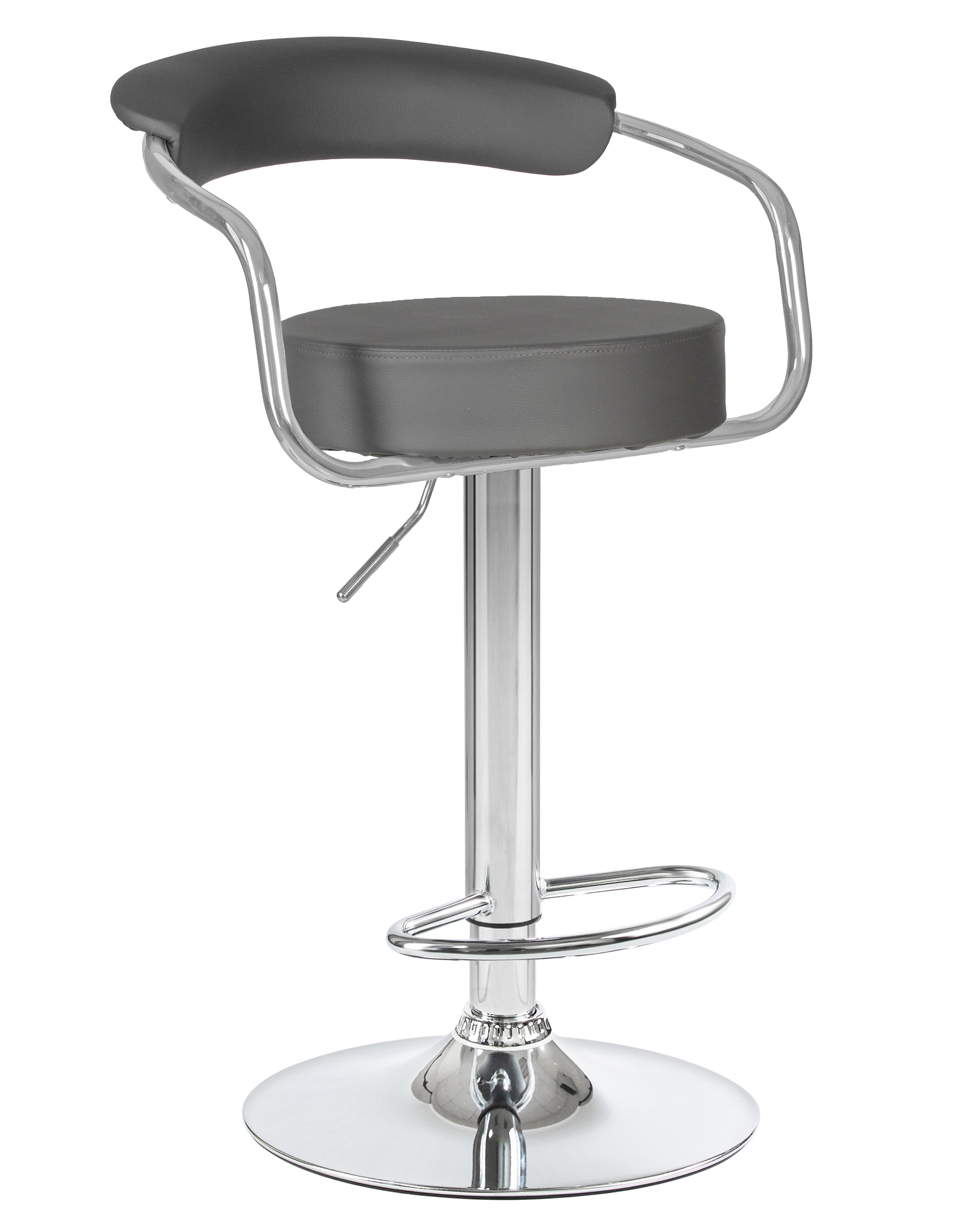 Барный стул Империя стульев MARTA LM-5013 grey, хром/серый