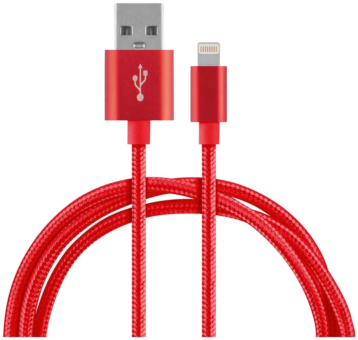 Кабель Energy ET-26 USB - Lightning, красный