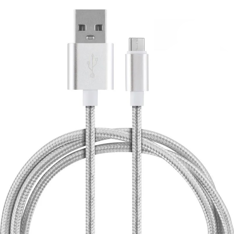 Кабель Energy ET-29-2 USB/Type-C, серебро