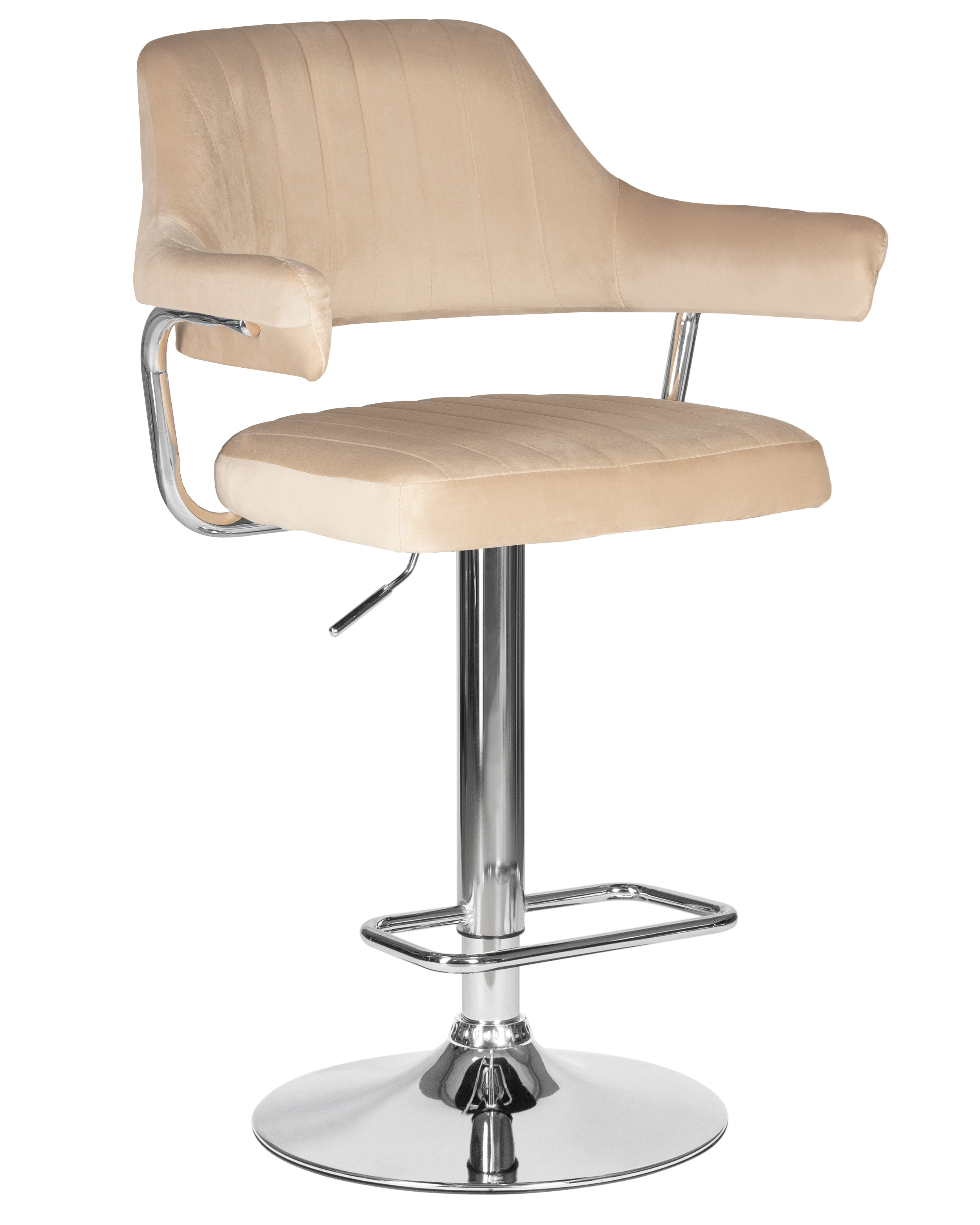 Барный стул Империя стульев CHARLY LM-5019 (MJ9-10), хром/бежевый