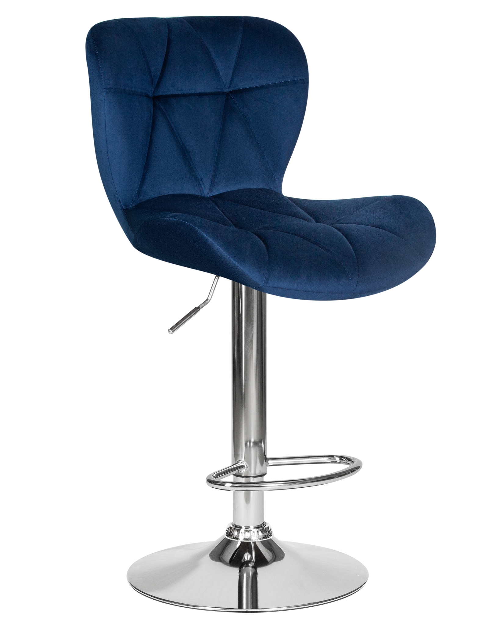 Барный стул Империя стульев BARNY LM-5022 blue (MJ9-117), хром/синий