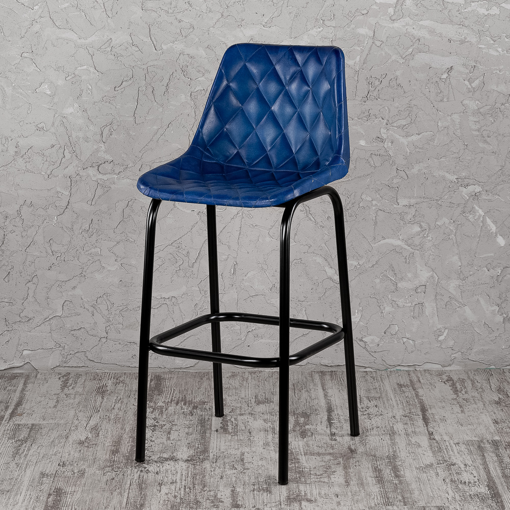 Барный стул Decor-of-today 1869, черный/синий