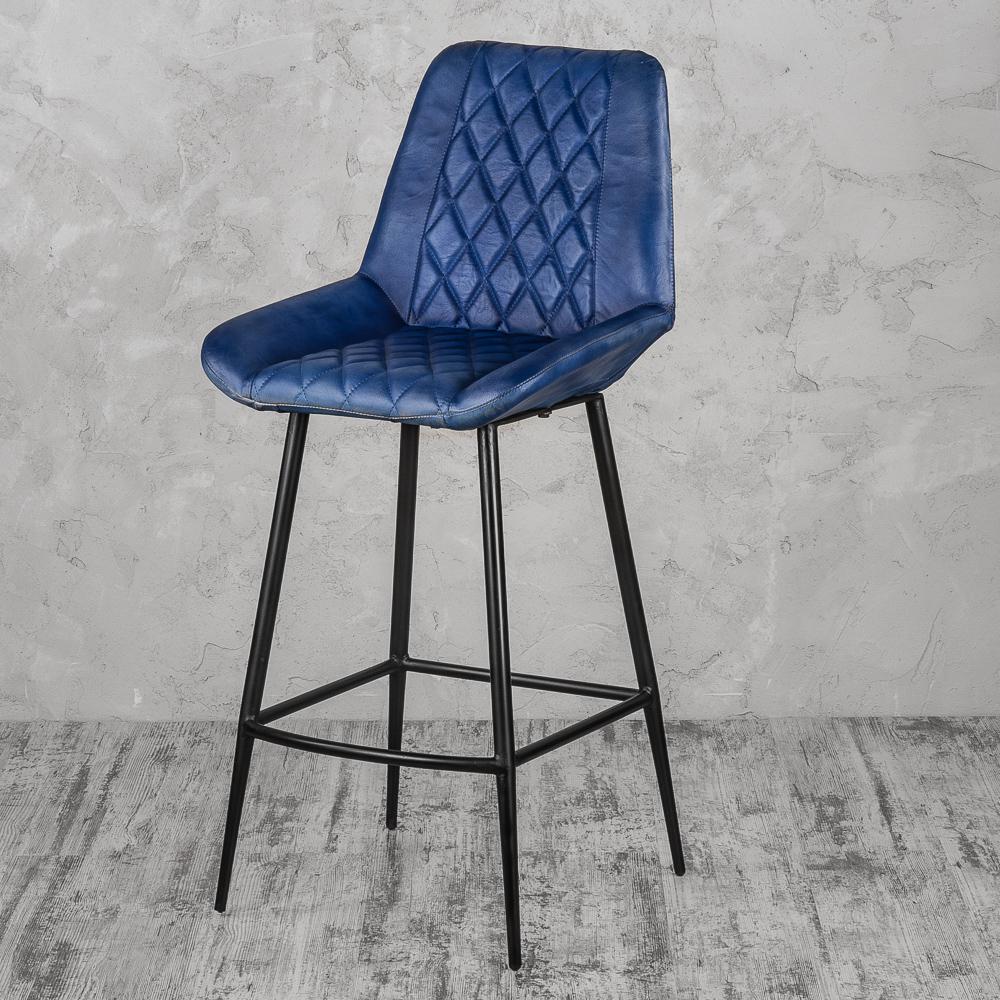 Барный стул Decor-of-today 1296, черный/синий