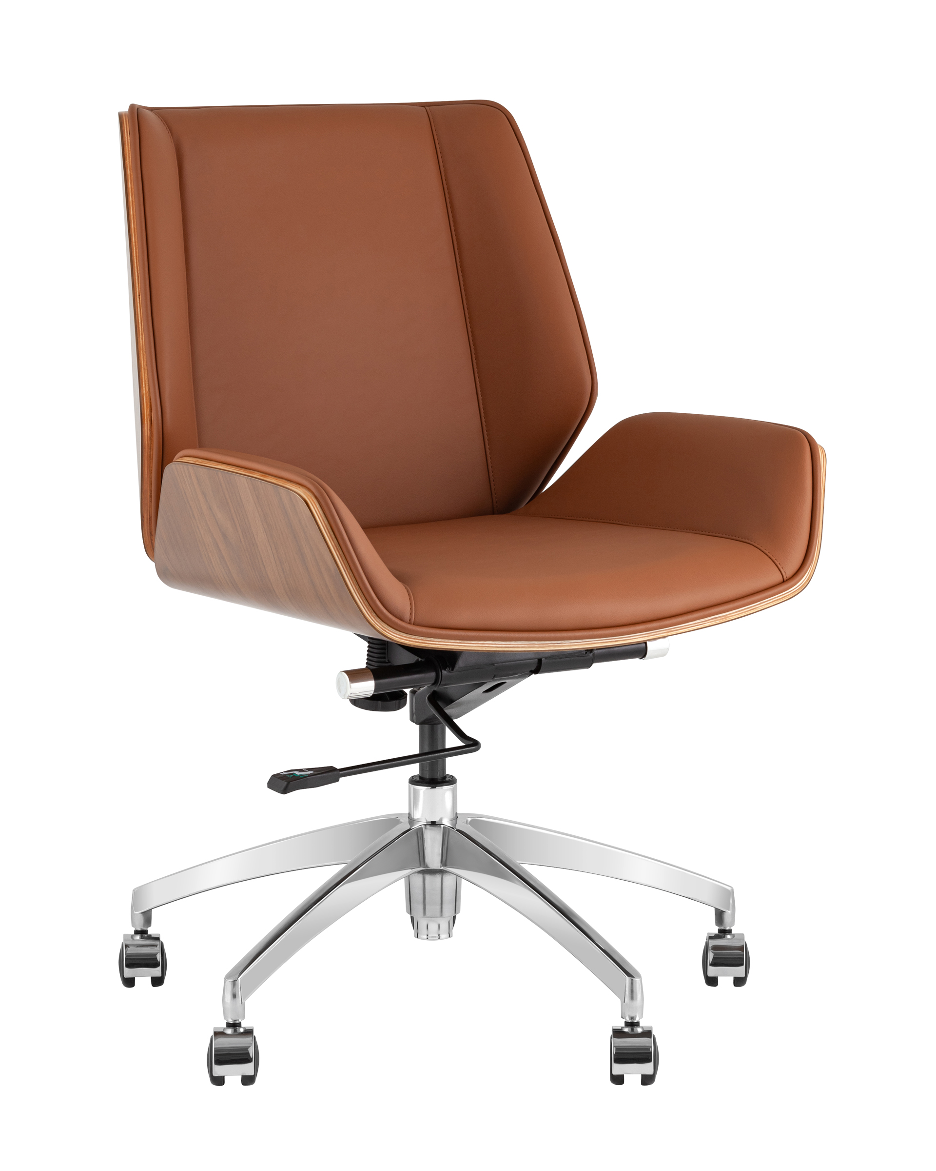Кресло офисное TopChairs Crown SN, коричневый