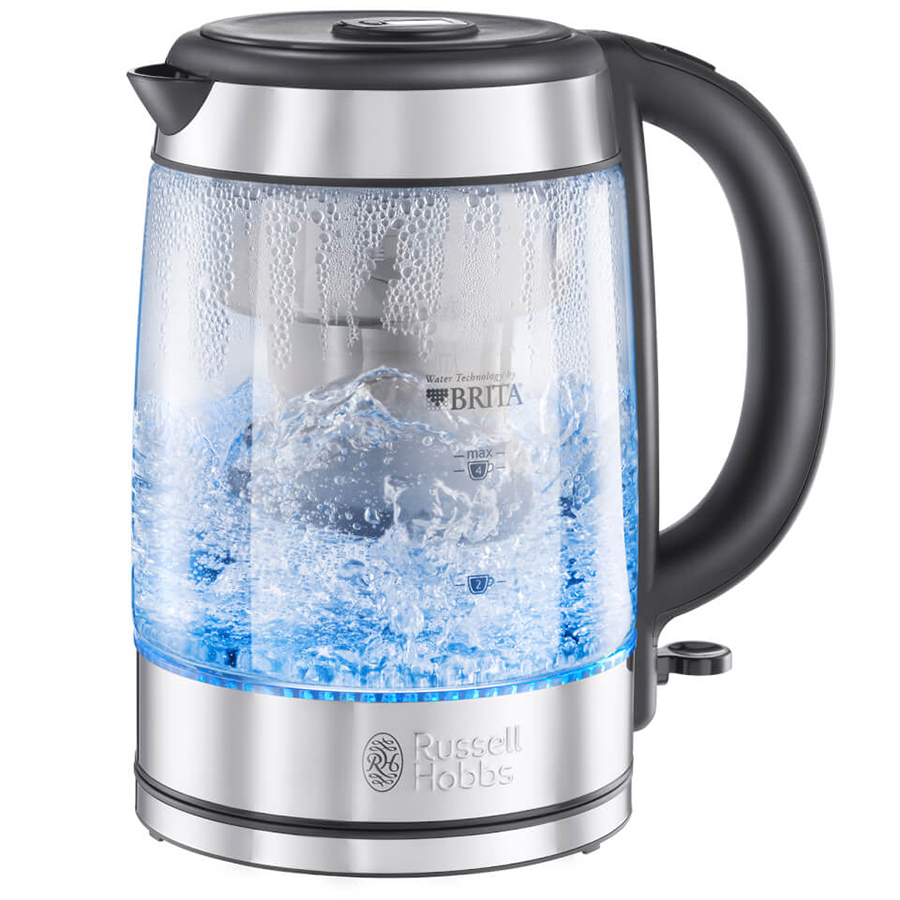 Чайник электрический Russell Hobbs 20760-57 1 л серебристый, черный