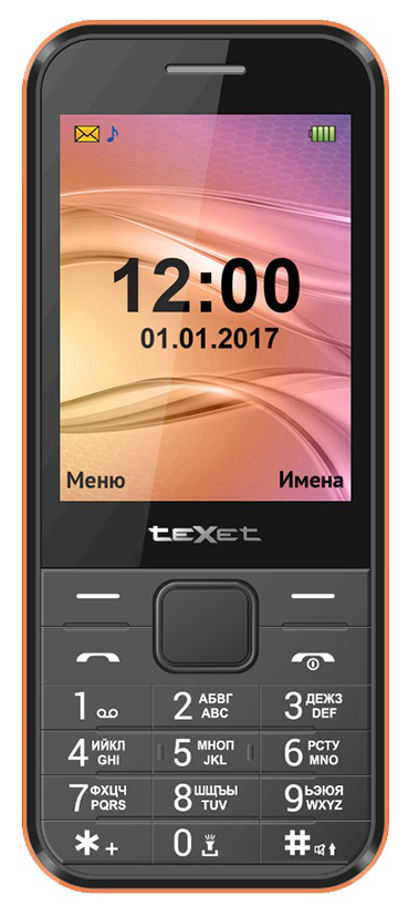 Мобильный телефон teXet TM-302 Black