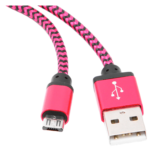 Кабель Gembird "Cablexpert CC-mUSB2pe" USB2,0 USB A-microB, фиолетовый (1,0м)