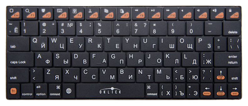 Беспроводная клавиатура OKLICK 840S Black