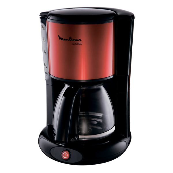 Капельная кофеварка Moulinex Subito FG360D10 Red/Black