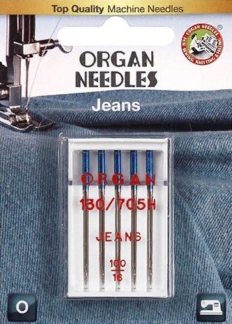 Иглы Organ джинсовые 5/100