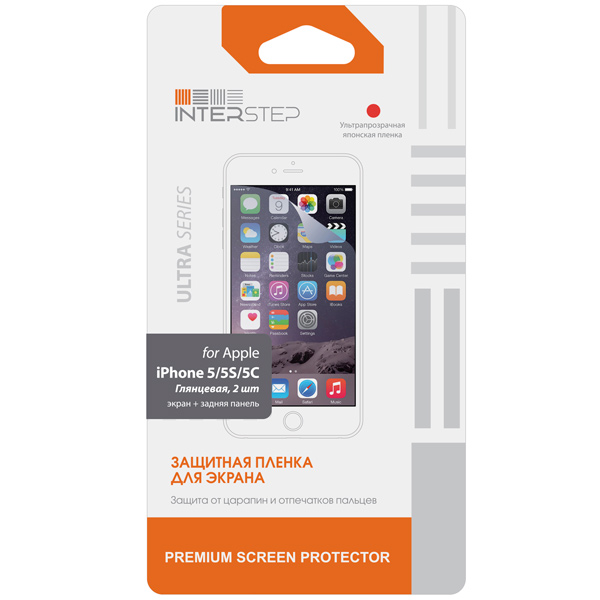 Пленка InterStep для iPhone 5/5S/5C