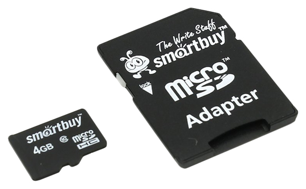 Карта памяти SmartBuy Micro SDHC SB4GBSDCL4-01 4GB