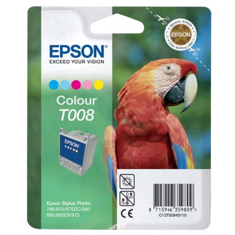 Картридж для струйного принтера Epson C13T00840110, цветной, оригинал