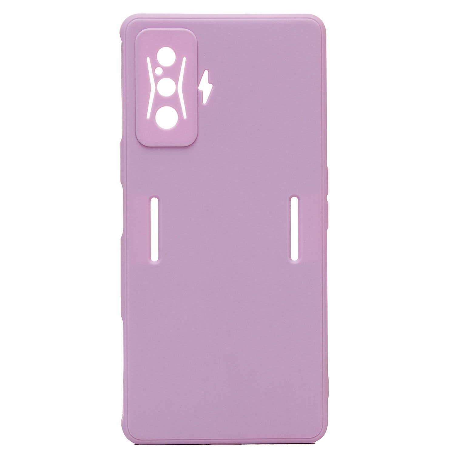 Чехол для Xiaomi Poco F4 GT силиконовый Soft Touch 4 <светло-фиолетовый>
