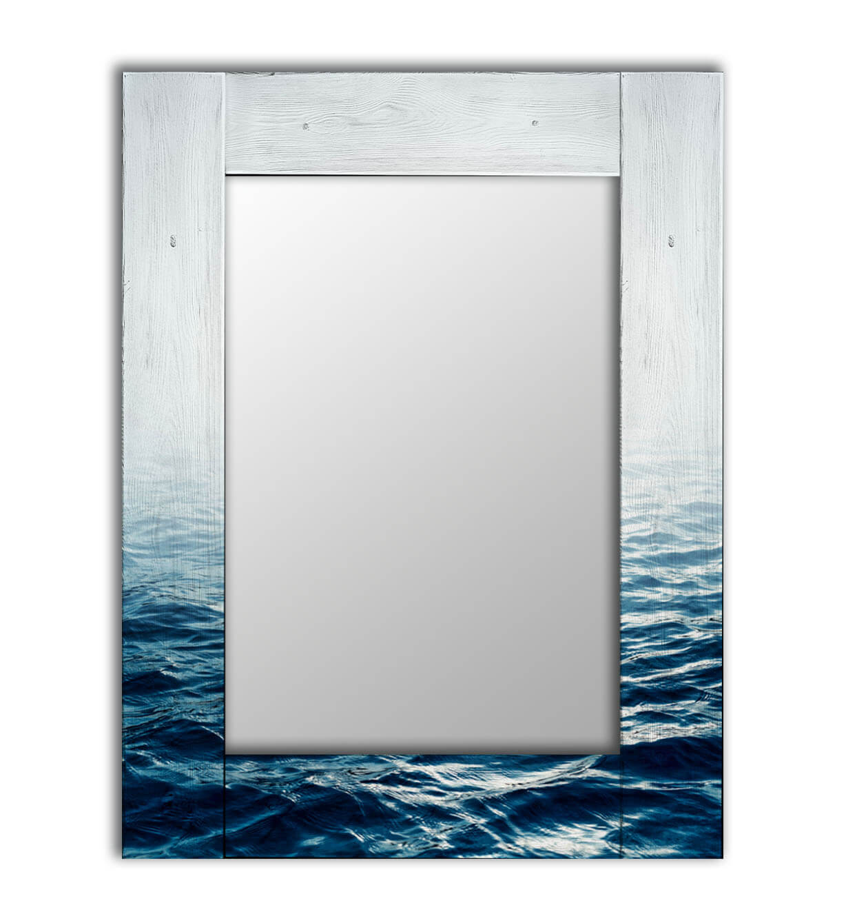 Зеркало настенное Дом Корлеоне Вода 04-0122-80х80 80х80 см, уф печать