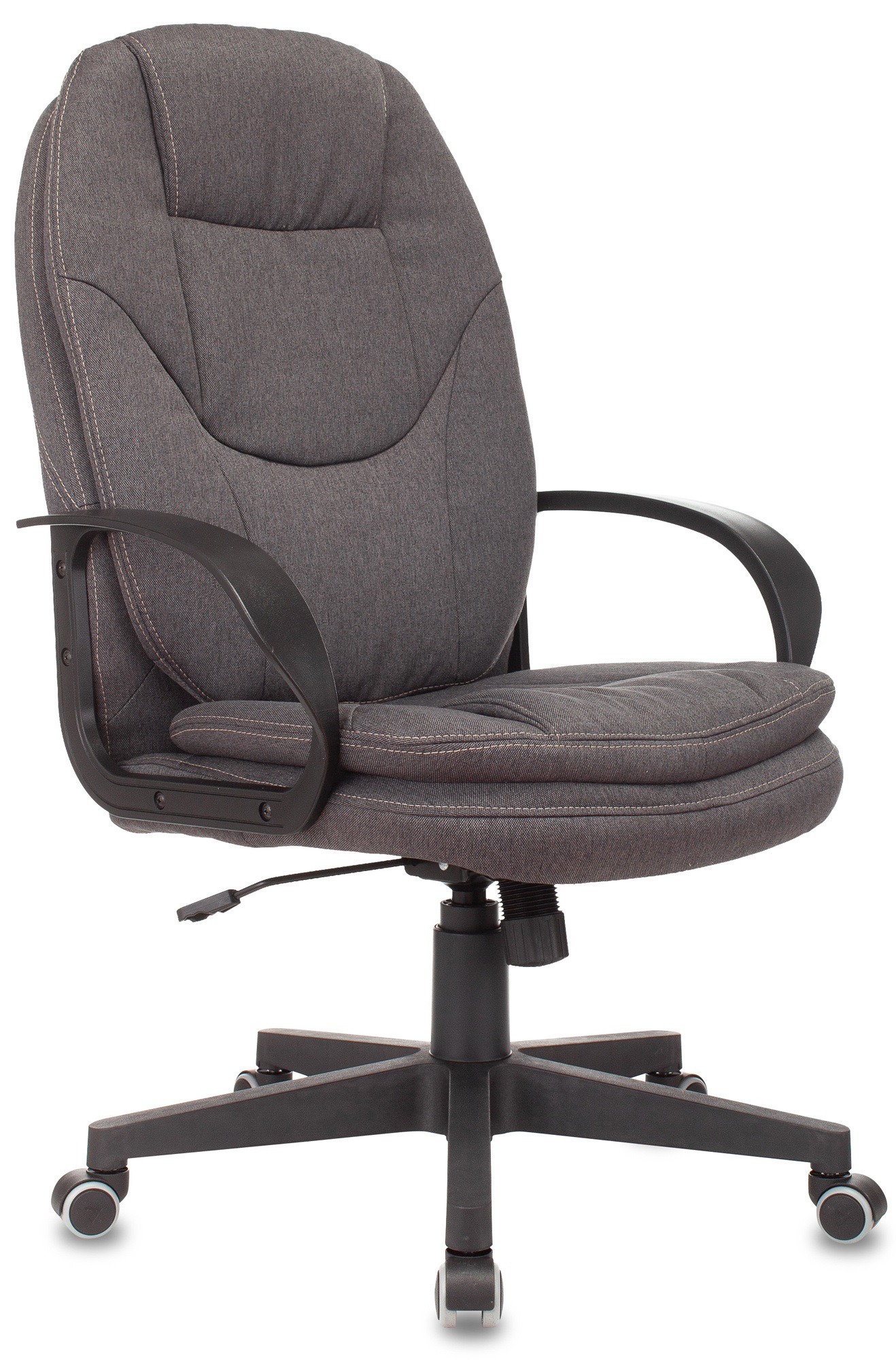 Кресло руководителя Бюрократ CH-868LT, обивка: ткань, цвет: серый