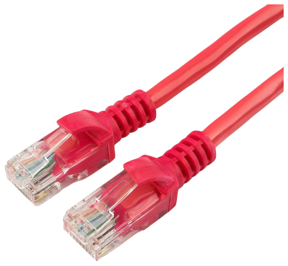 Кабель Cablexpert RJ45-RJ45, M-M 5м Pink (PP12-5M/RO)