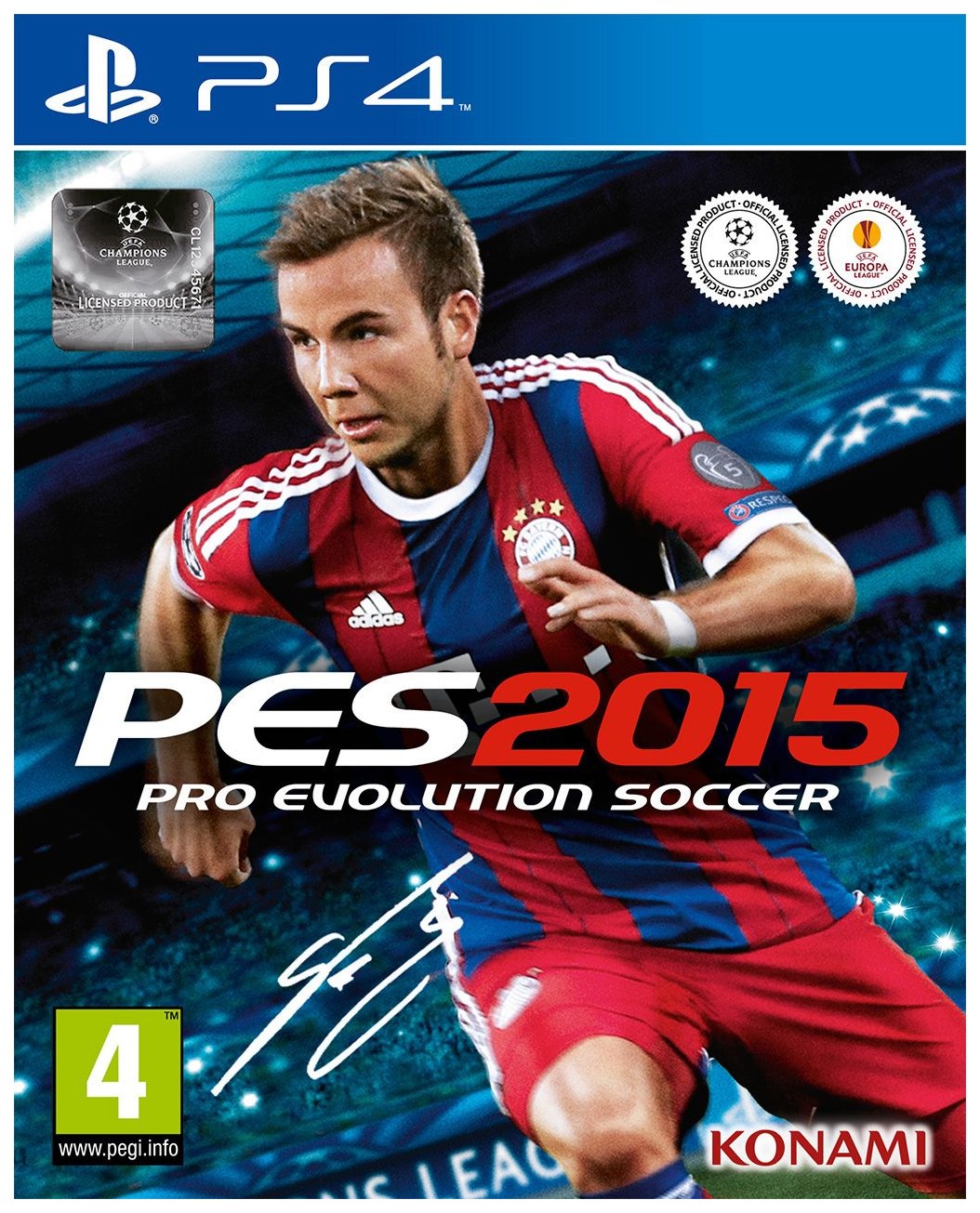 Игра Pro Evolution Soccer 2015 для PlayStation 4