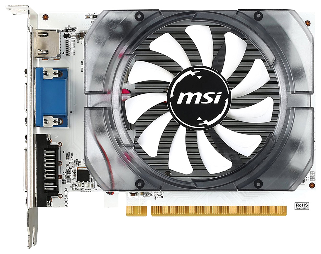 Видеокарта MSI NVIDIA GeForce GT 730 OC (N730K-2GD3/OCV)