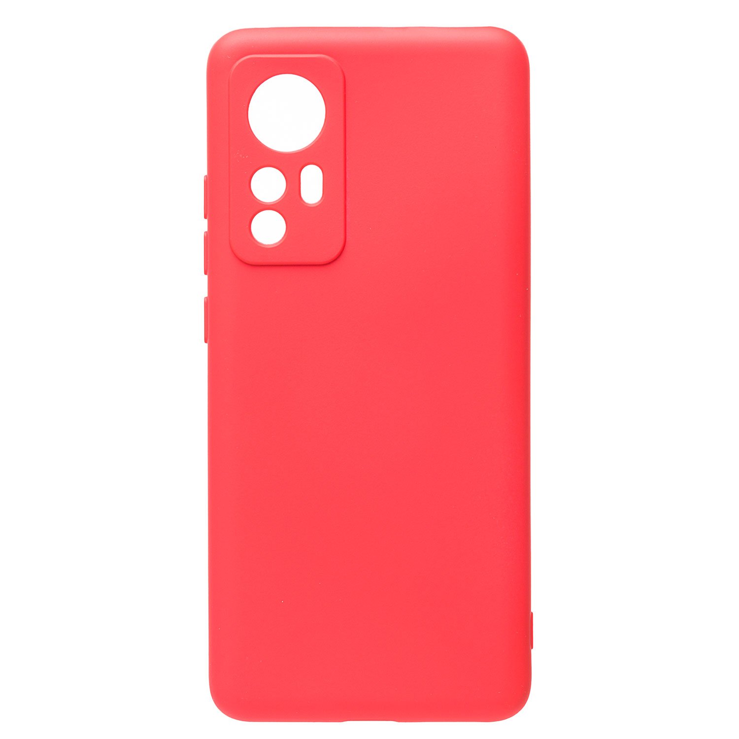 Чехол для Xiaomi 12, 12S силиконовый Soft Touch 4 <розовый>