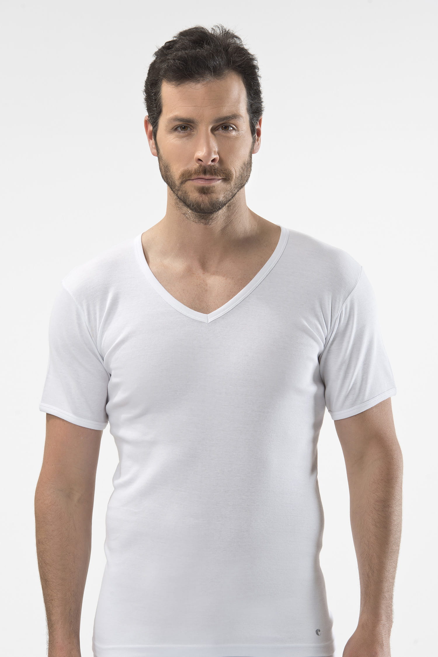 Комплект футболок домашних мужских 1502 Cacharel белых M