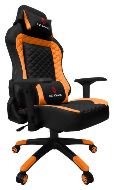 Игровое кресло Red Square LUX Orange RSQ-50016, черный/желтый