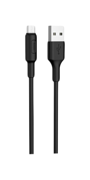 Кабель Hoco X25 microUSB 1м Black