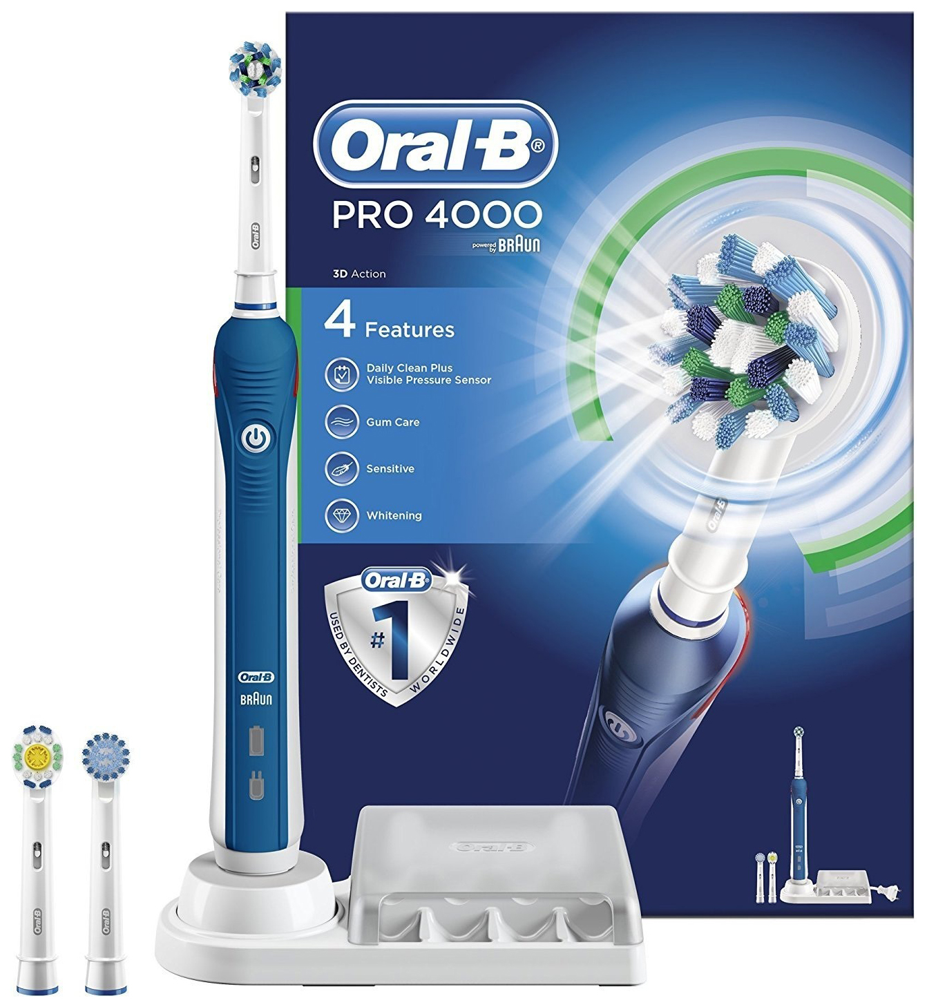 Зубная щетка электрическая Braun Oral-B Pro 4000