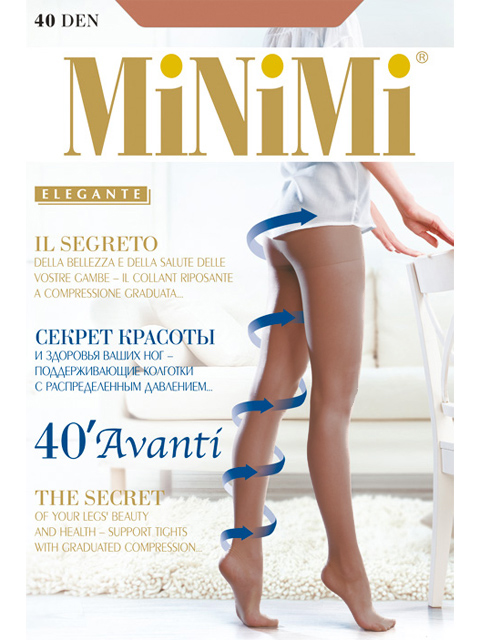 Колготки женские Minimi AVANTI 40 серые 2 (S)
