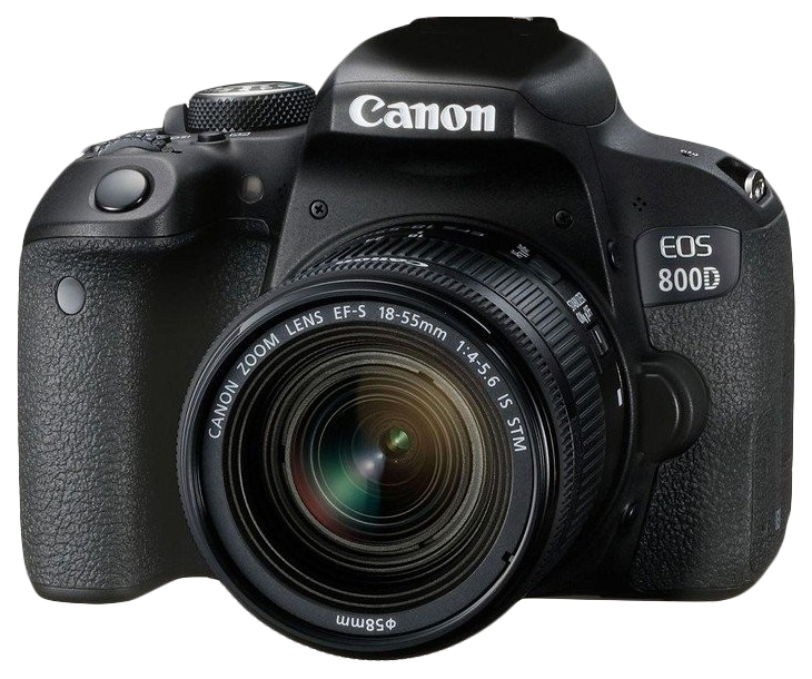 Фотоаппарат зеркальный Canon EOS 800D 18-55mm IS STM Black