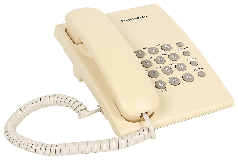 Проводной телефон Panasonic KX-TS2350RUJ бежевый