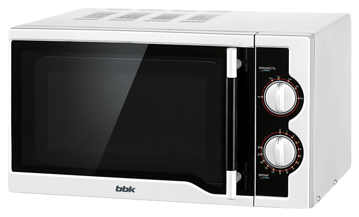 Микроволновая печь соло BBK 23MWS-928M/W белый, черный