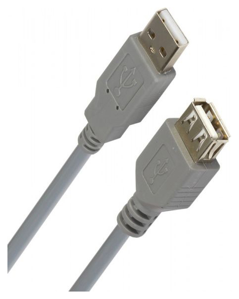 Кабель SmartBuy USB A-USB A, M-F 3м Grey (K840-25)