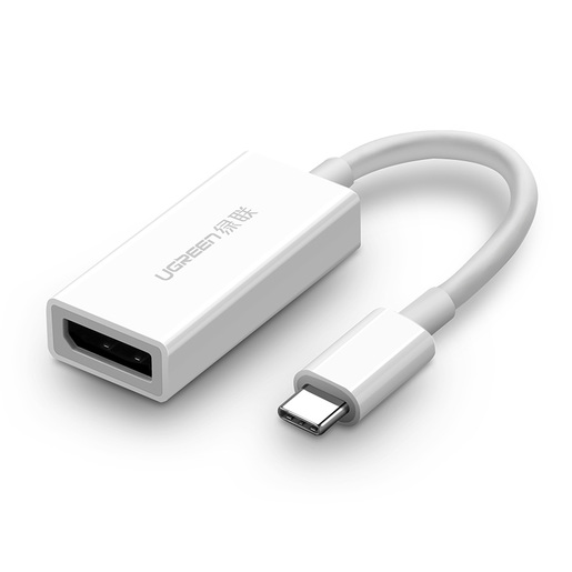 Адаптер uGreen MM130 (40372) USB-C to DisplayPort Adapter белый