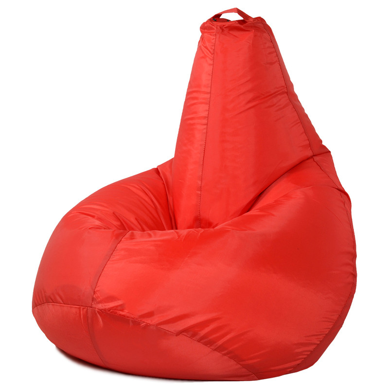 Кресло-мешок Puffmebel груша XXXL красный