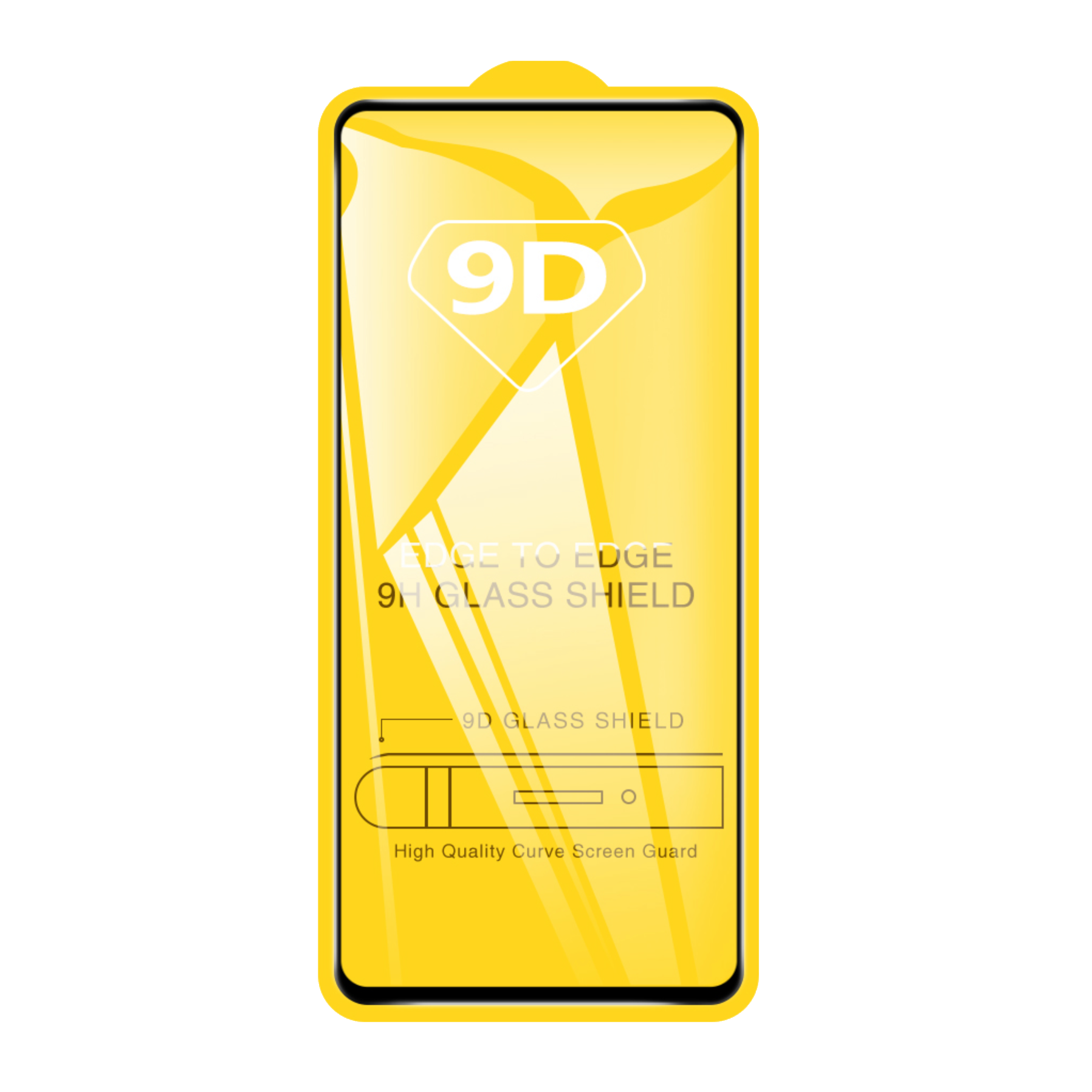 Защитное стекло для Realme 8i 3 шт./9D на весь экран