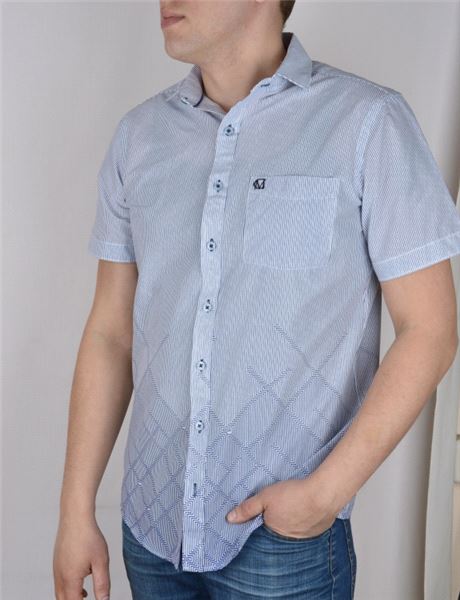 Рубашка мужская Maestro AVR2369 синяя XL